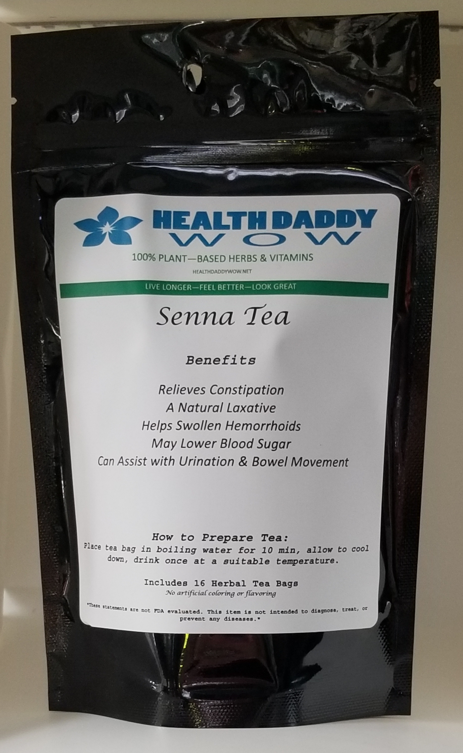 Senna Tea Health Daddy Wow