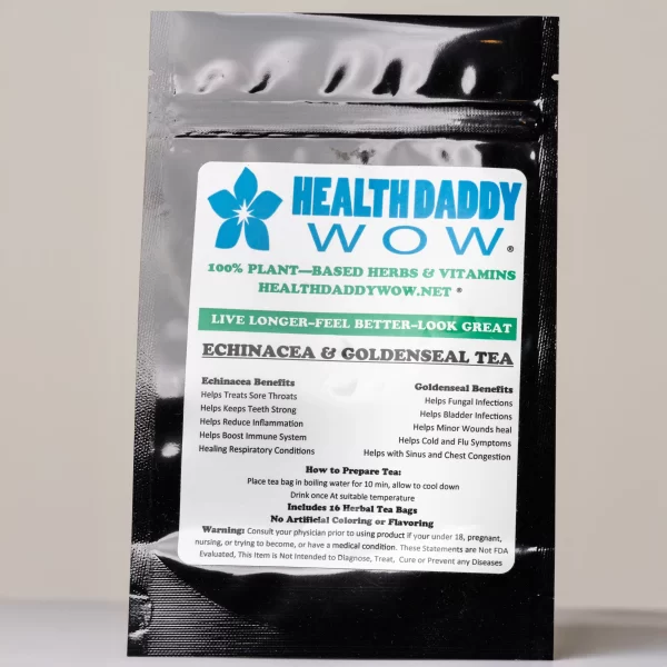 Echinacea & Goldenseal Tea – Health Daddy Wow